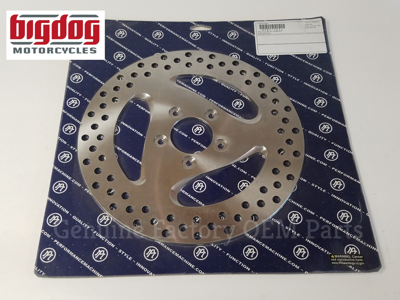 Big Dog Parts: Brake Rotor Disc – Sweeper (2004 Mastiff)