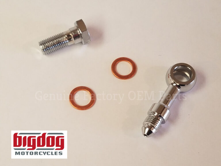 STRAIGHT BANJO FITTING FOR BRAKE LINE W/ BOLT